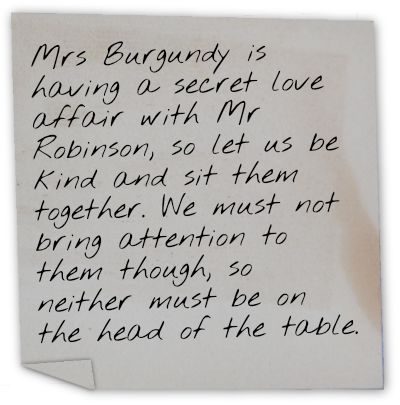 Banquet Notes